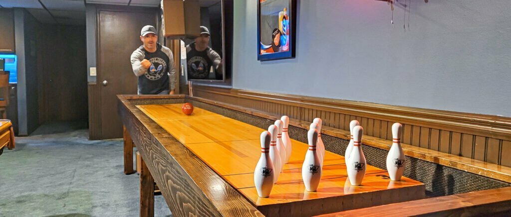 Bowling For Shuffleboard Table Game - Table Bowl